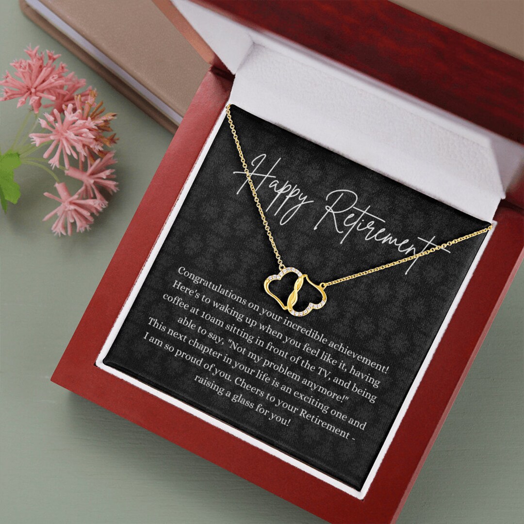 Happy Retirement Gift Idea 10k Solid Yellow Gold, Retirement Gifts for ...