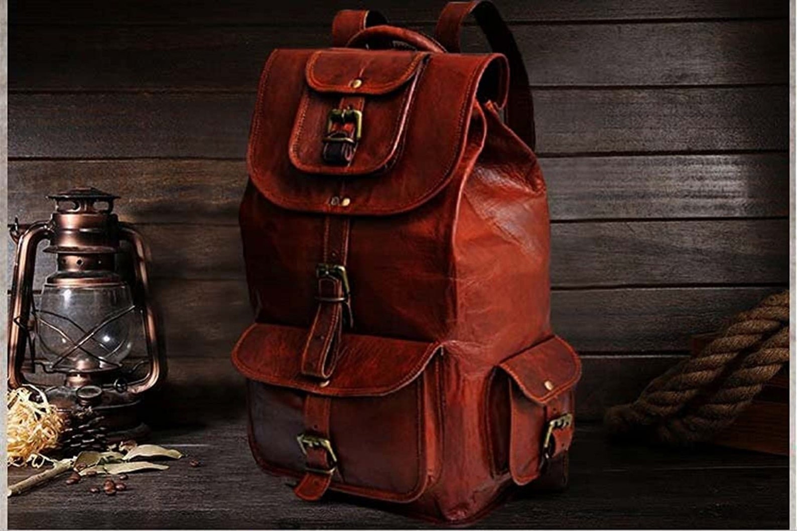Retro Free Personalized Leather Backpack Rucksack Sports - Etsy