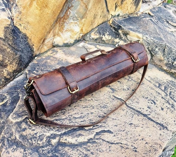 Garantie à vie Rouleau de couteau en cuir Chef Couteau Sac de - Etsy France