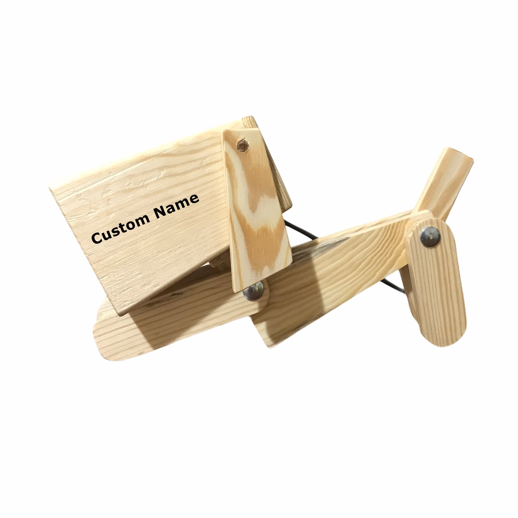 Personalized Wood Desk Lamp Adjustable Positions Table Lamp - Etsy Canada