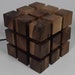 Decorative Wooden Lamp, Solid Wood Night Light, Lampshade, Cube Lamp ...