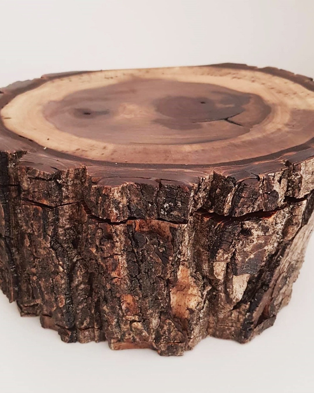 Wood Box Handmade Box Made of Tree Stump Jewelry Storage | Etsy