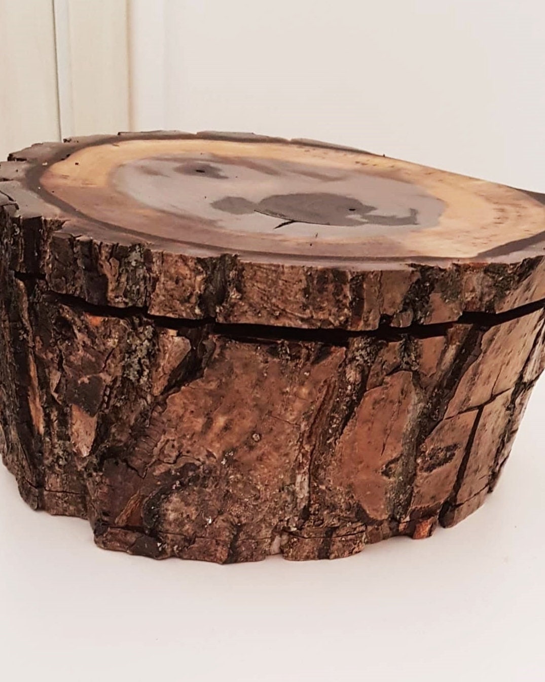 Wood Box Handmade Box Made of Tree Stump Jewelry Storage | Etsy