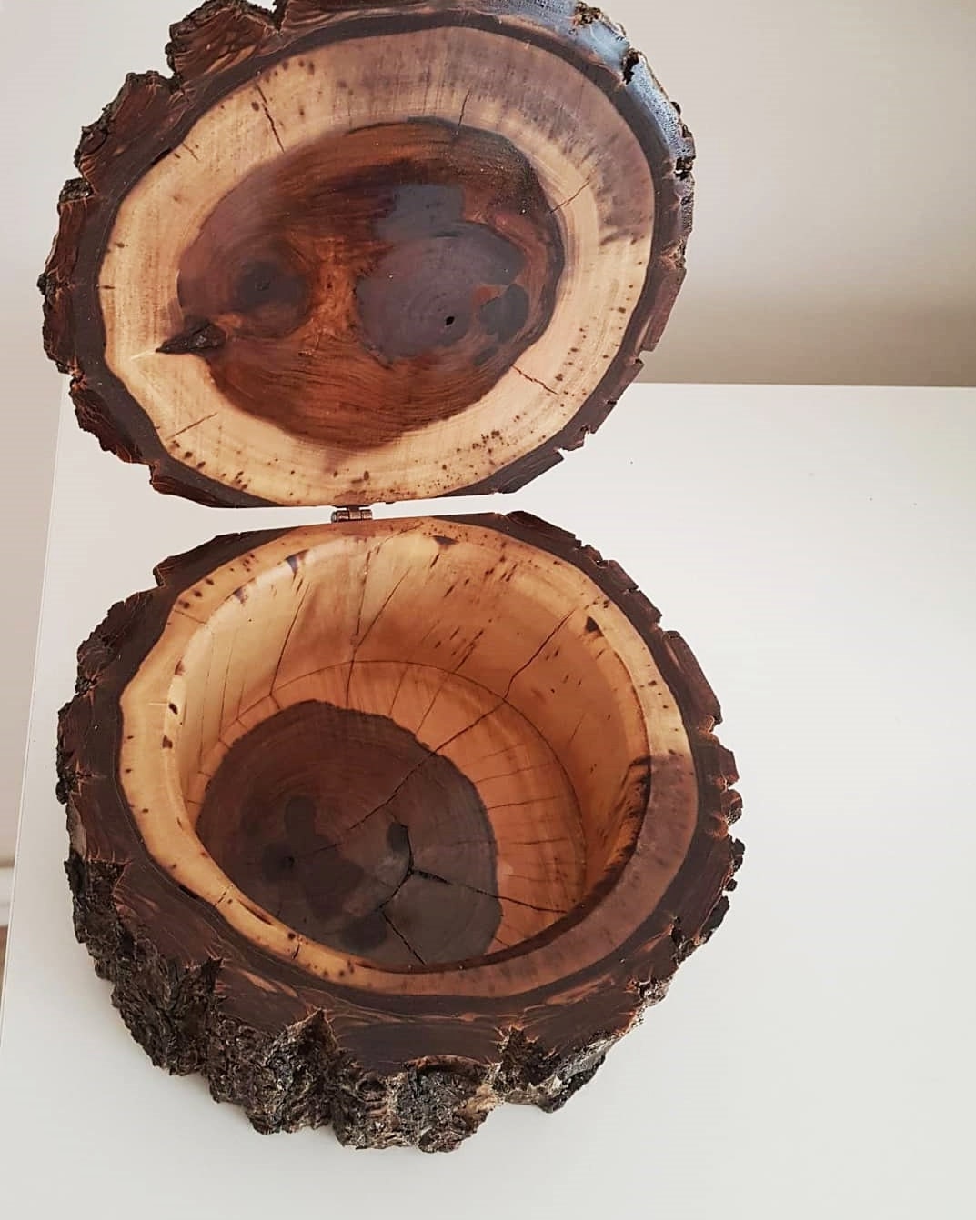 Wood Box Handmade Box Made of Tree Stump Jewelry Storage | Etsy