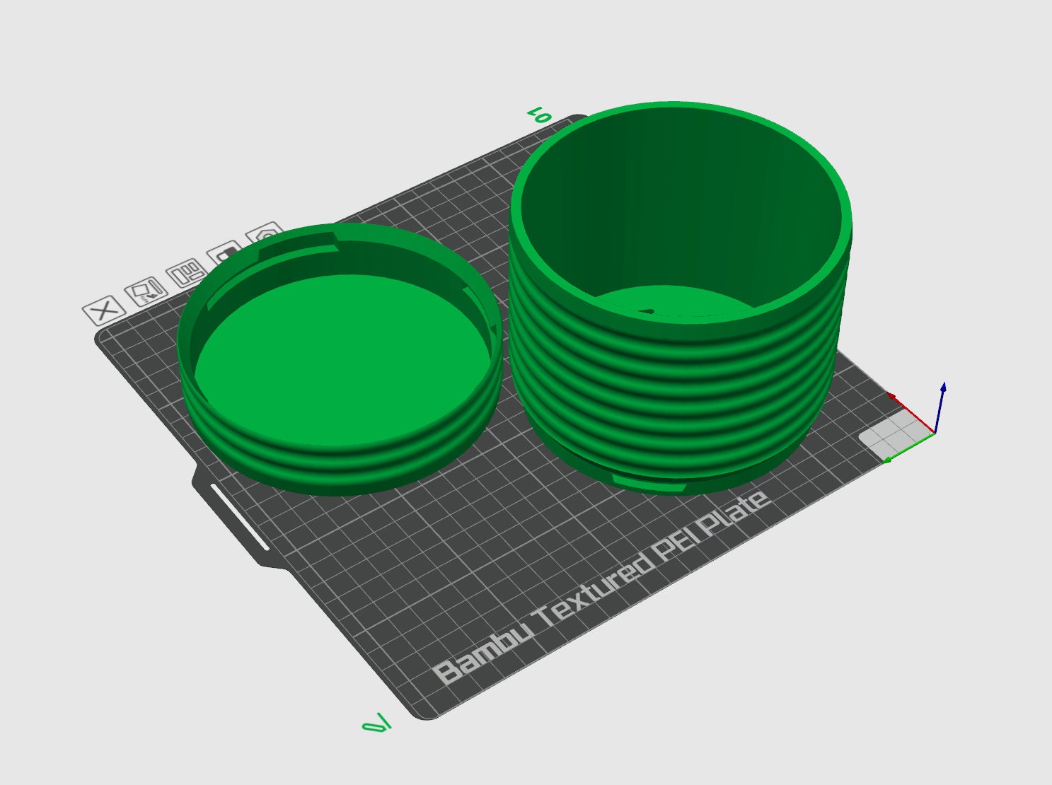 Corrugated Planter and Drip Tray STL | 3D Printable - Etsy