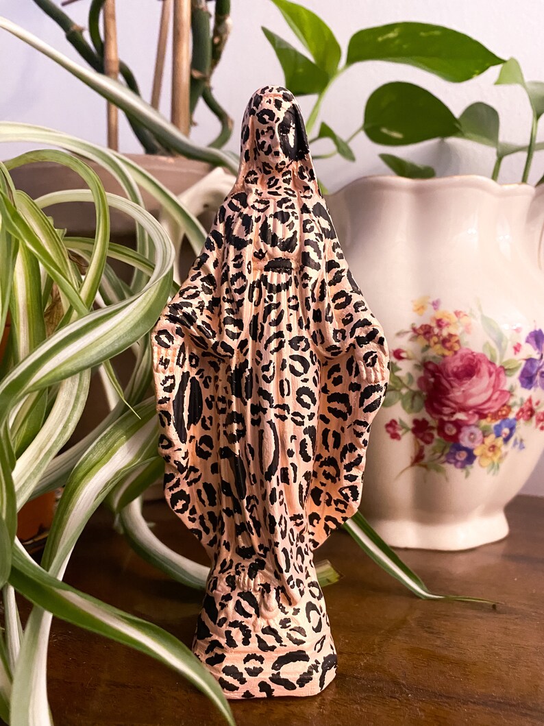 Virgin Mary Figure Leopard Panther - Etsy