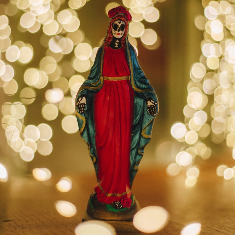 Virgin Mary Figure Santa Muerte - Etsy