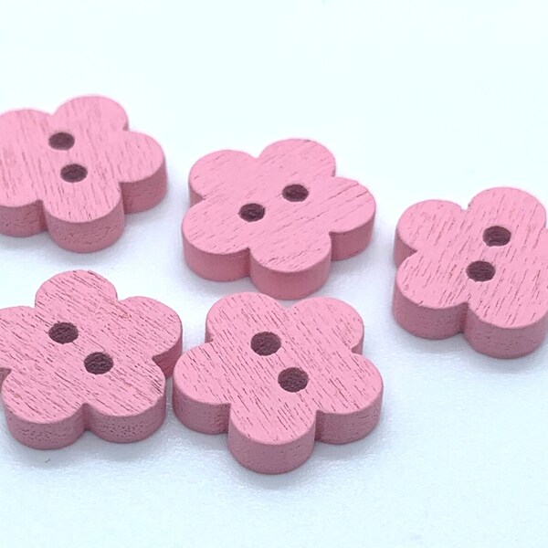 Pink Buttons - Etsy