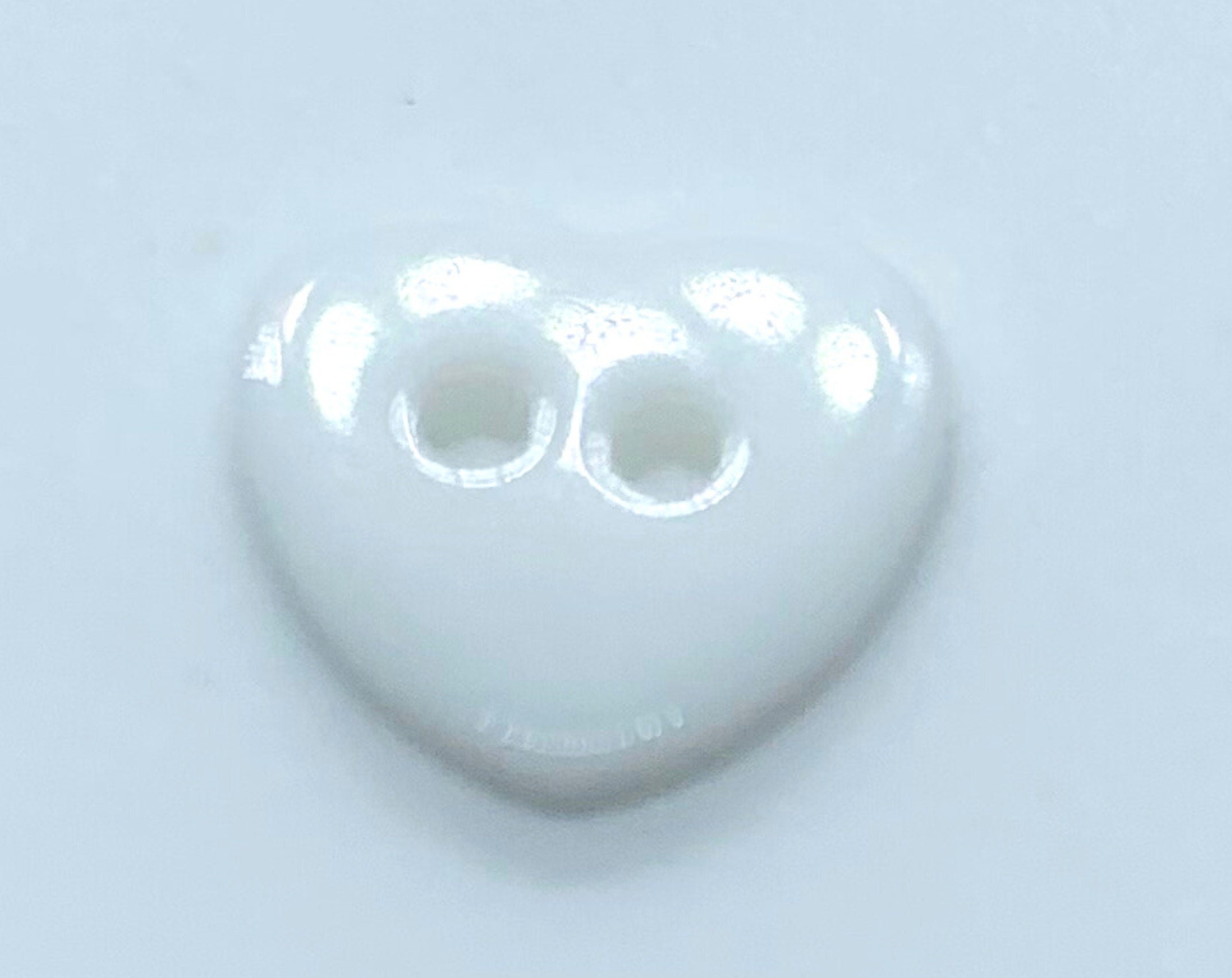 Tiny White Heart Buttons Sewing Button Craft Buttons 2 - Etsy