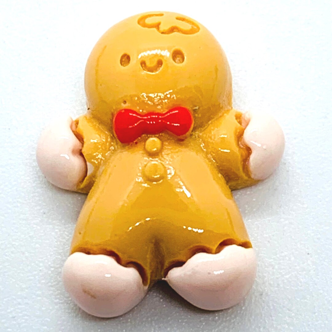 Gingerbread Man Embellishments, Brown, Christmas Embellishment, Flat ...