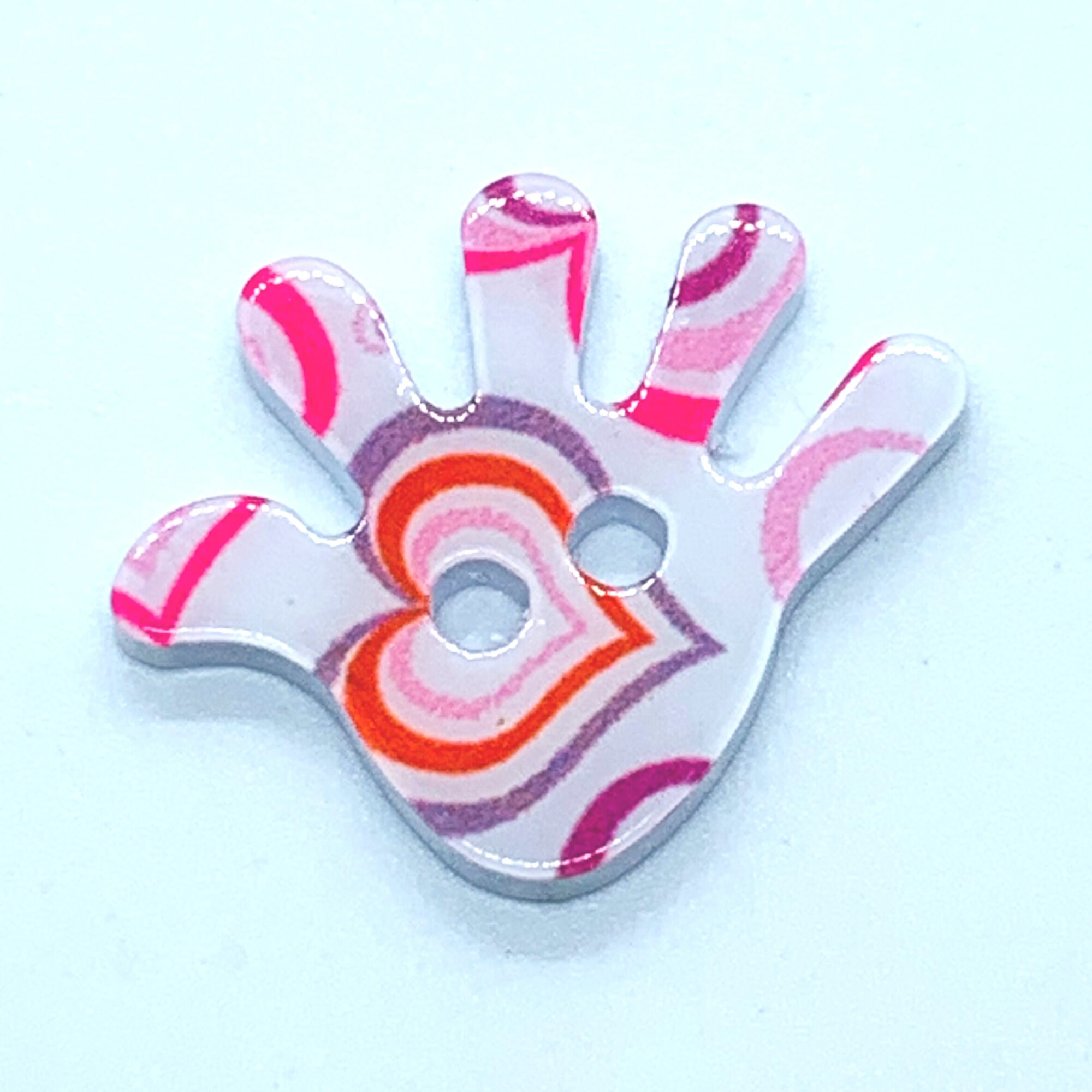 Hand Shaped Buttons High Five Button Acrylic 2 Hole Sewing - Etsy