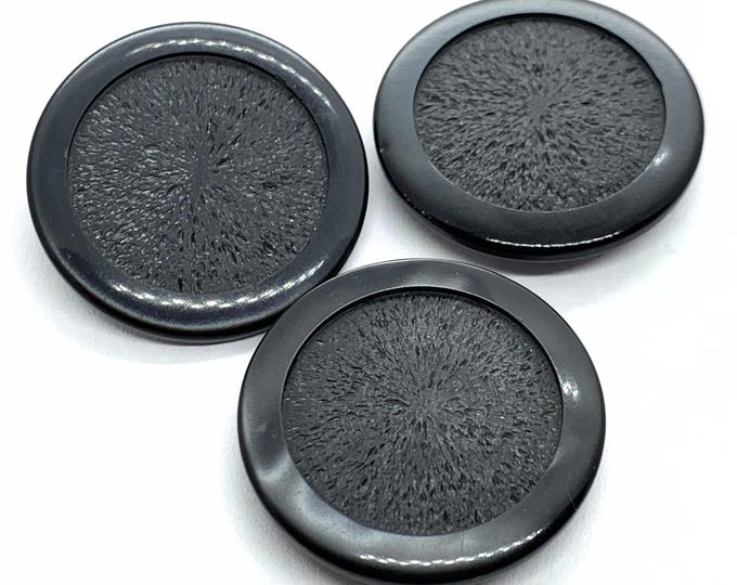 Extra Large Round Button, Gunmetal Grey Button, 28mm Button, Sweater ...
