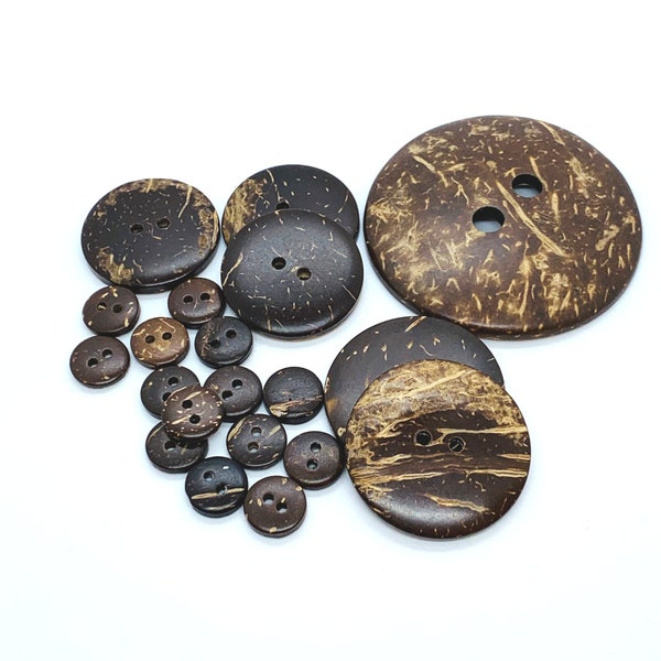 Coconut Shell Button - Etsy