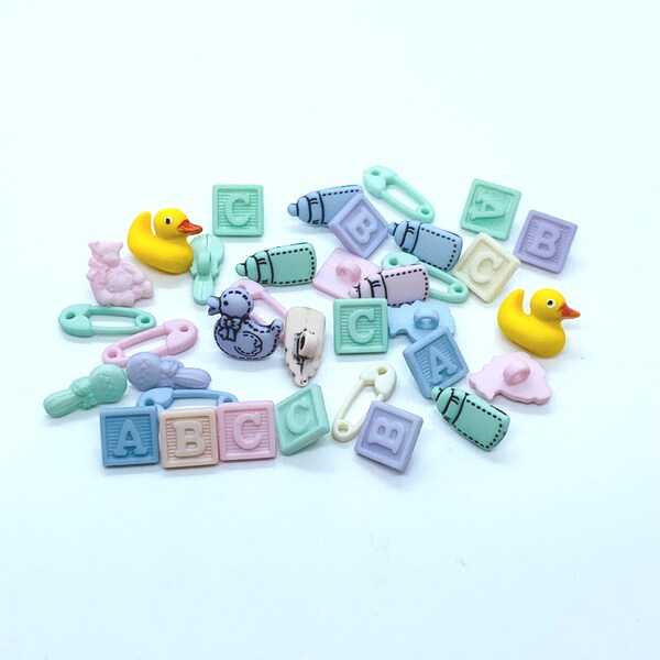 Alphabet Buttons - Etsy