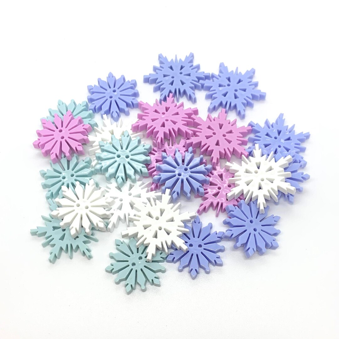 Resin Snowflake Button, Frozen Snowflake, Blue Snowflake, White ...