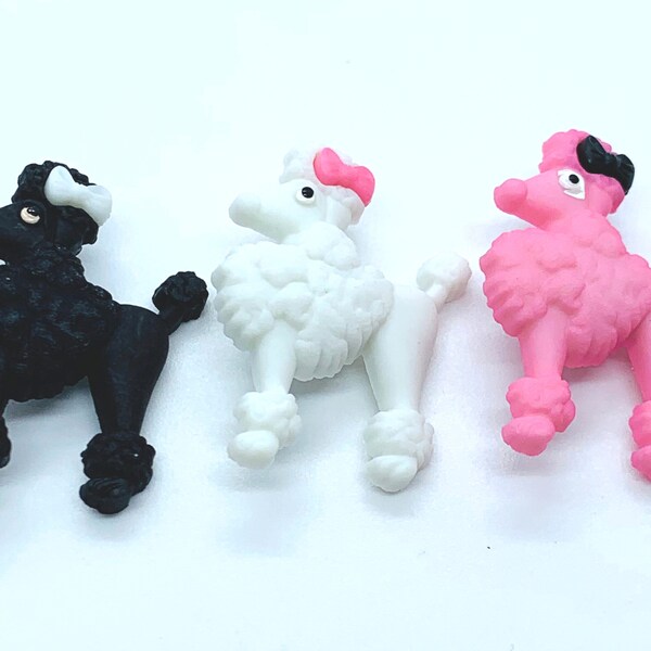 Poodle Buttons - Etsy