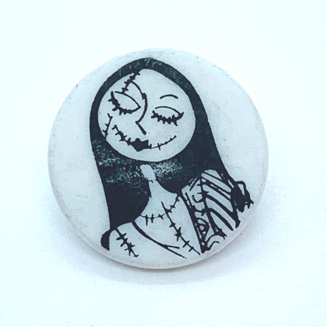 Nightmare Before Christmas, Sally Button, Halloween Buttons, Children ...