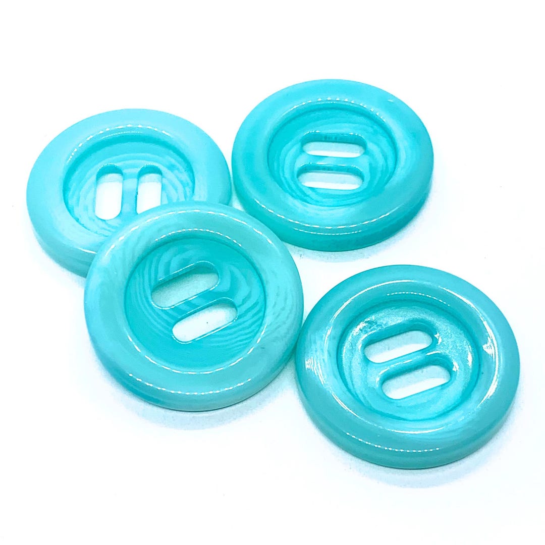 Extra Large Round Button, Teal Button, 30mm Button, Sweater Button ...
