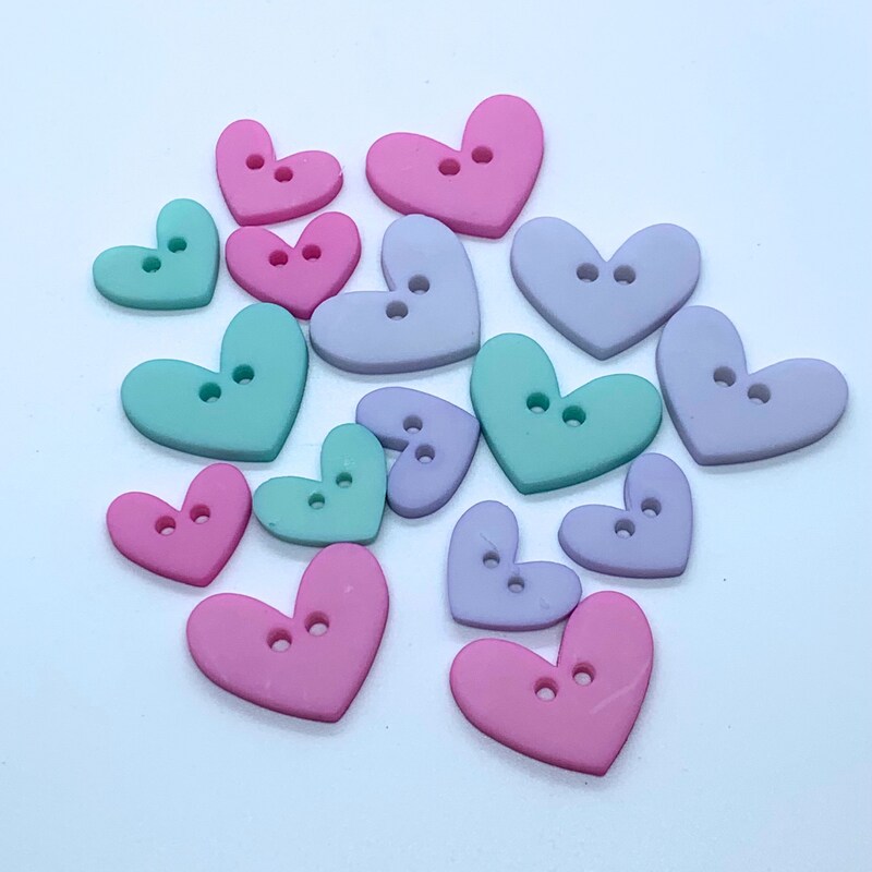 Heart Buttons - Etsy