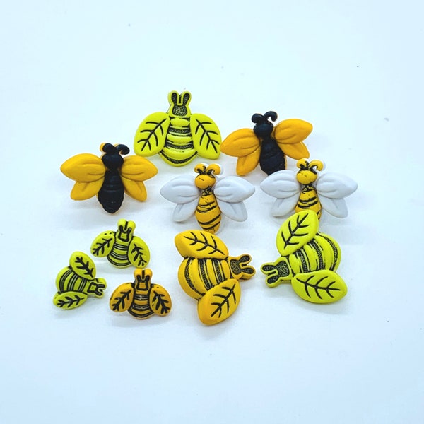 Bee Buttons - Etsy