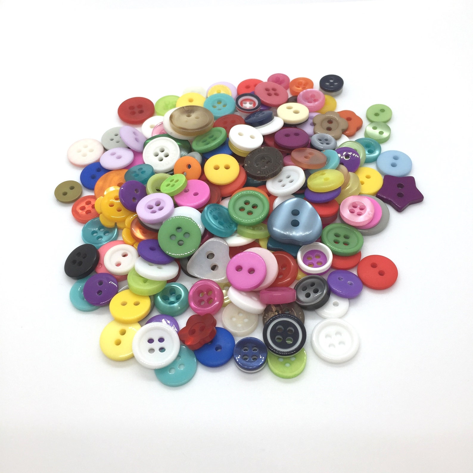 Small Round Buttons. Variety of Colors and Patterns. Listing - Etsy