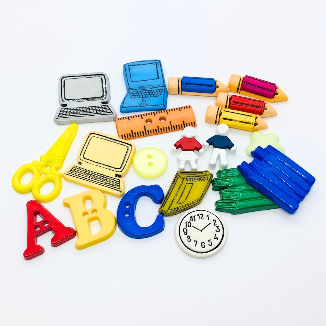 School Theme Embellishments, Teacher DIY, Computer Embellishments ...