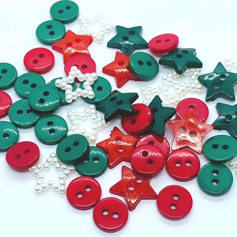 Christmas Buttons - Etsy