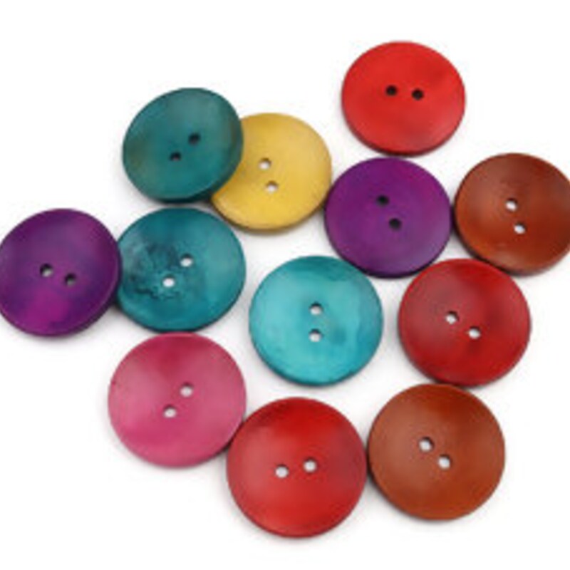 Two Tone Buttons - Etsy