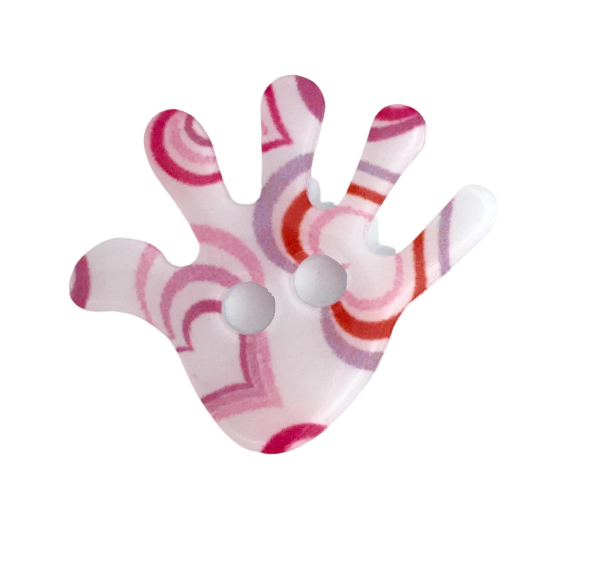 Hand Shaped Buttons High Five Button Acrylic 2 Hole Sewing - Etsy
