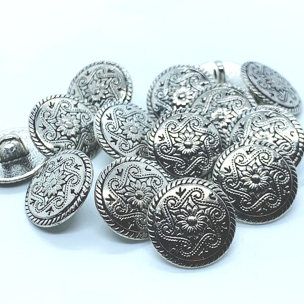 Metal Shank Button - Etsy