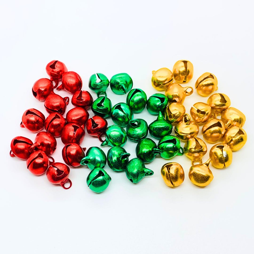 Jingle Bells, Red Jingle Bells, Green Jingle Bells, Gold Bells, Gift ...