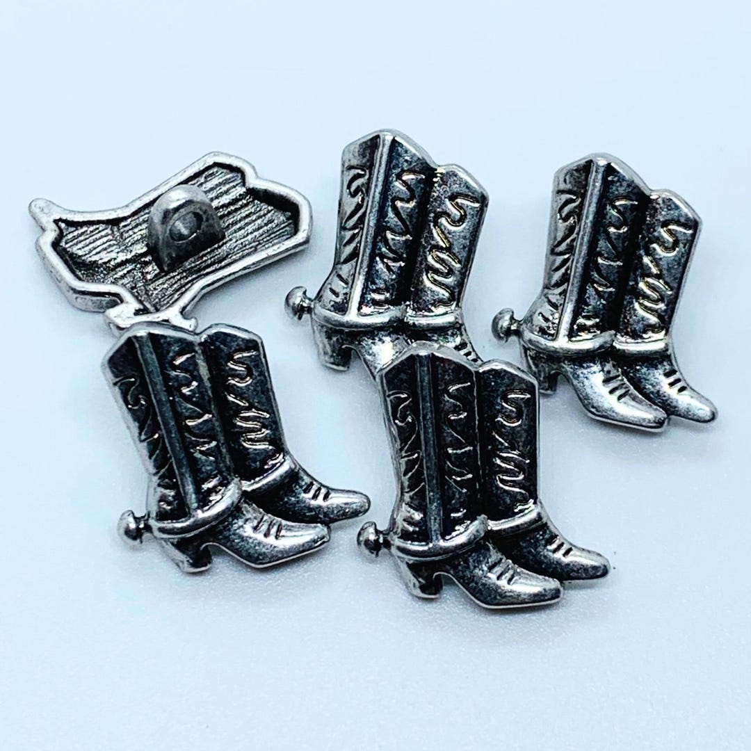 Western Theme Button, Cowboy Button, Horse Riding Button, Cowboy Boot ...