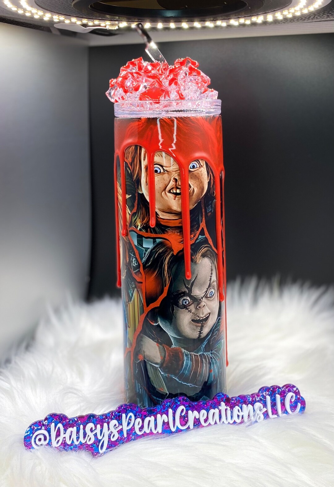 Chucky Drip Tumbler - Etsy