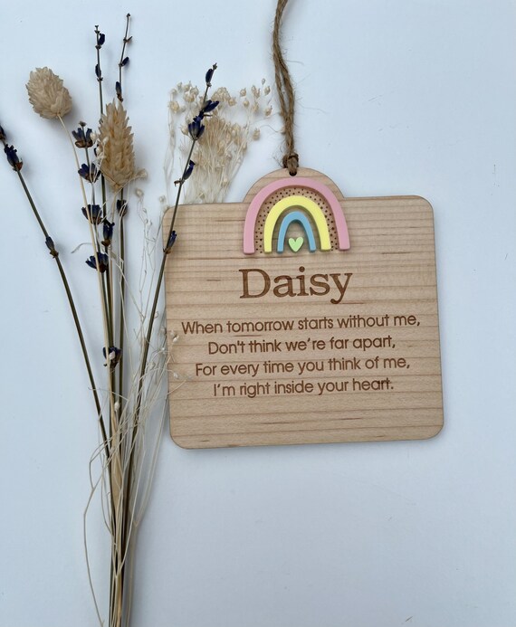 Rainbow Bridge Plaque Pet Memorial Keepsake Dog Memorial - Etsy