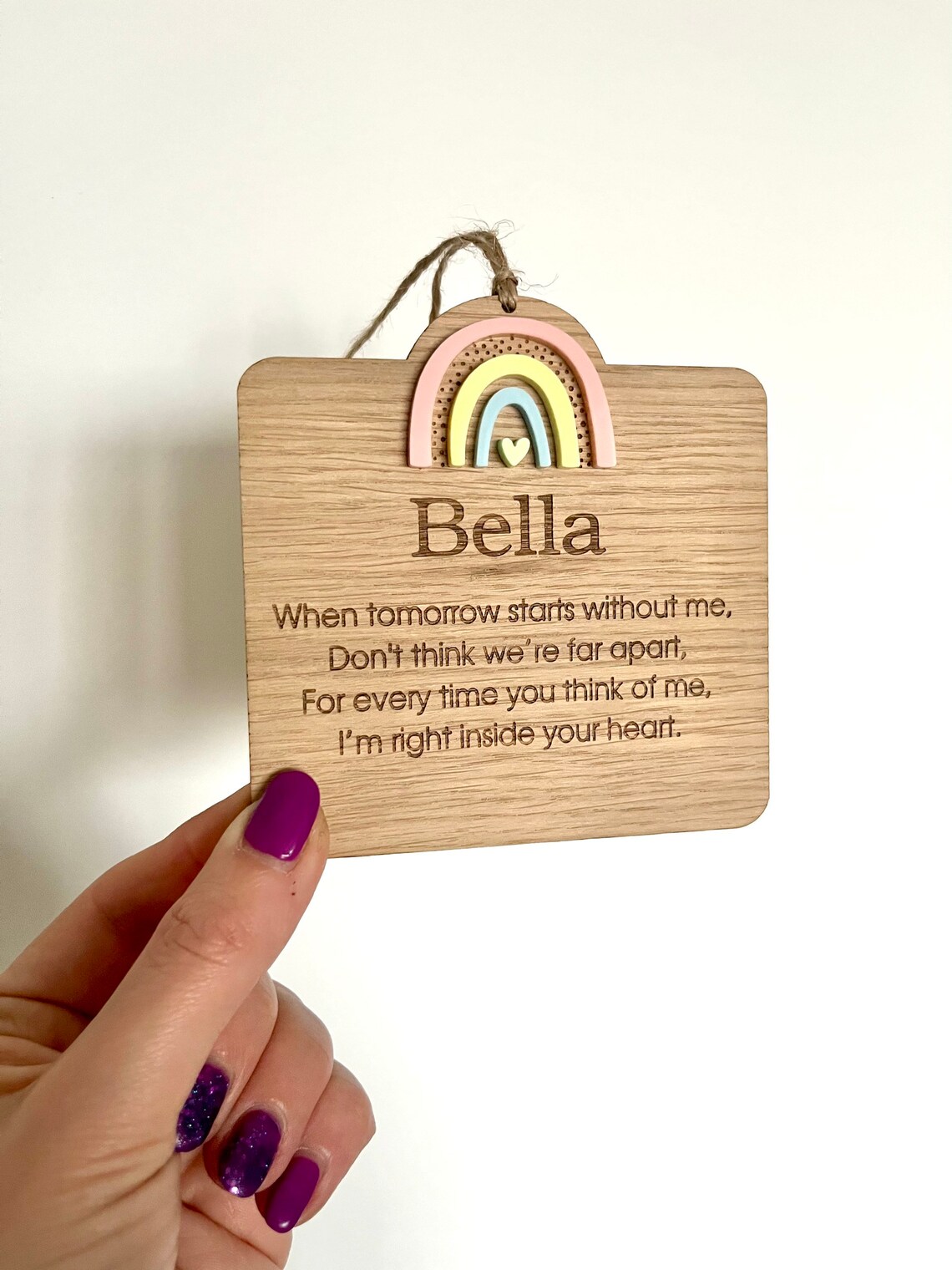 Rainbow Bridge Plaque Pet Memorial Keepsake Dog Keepsake | Etsy