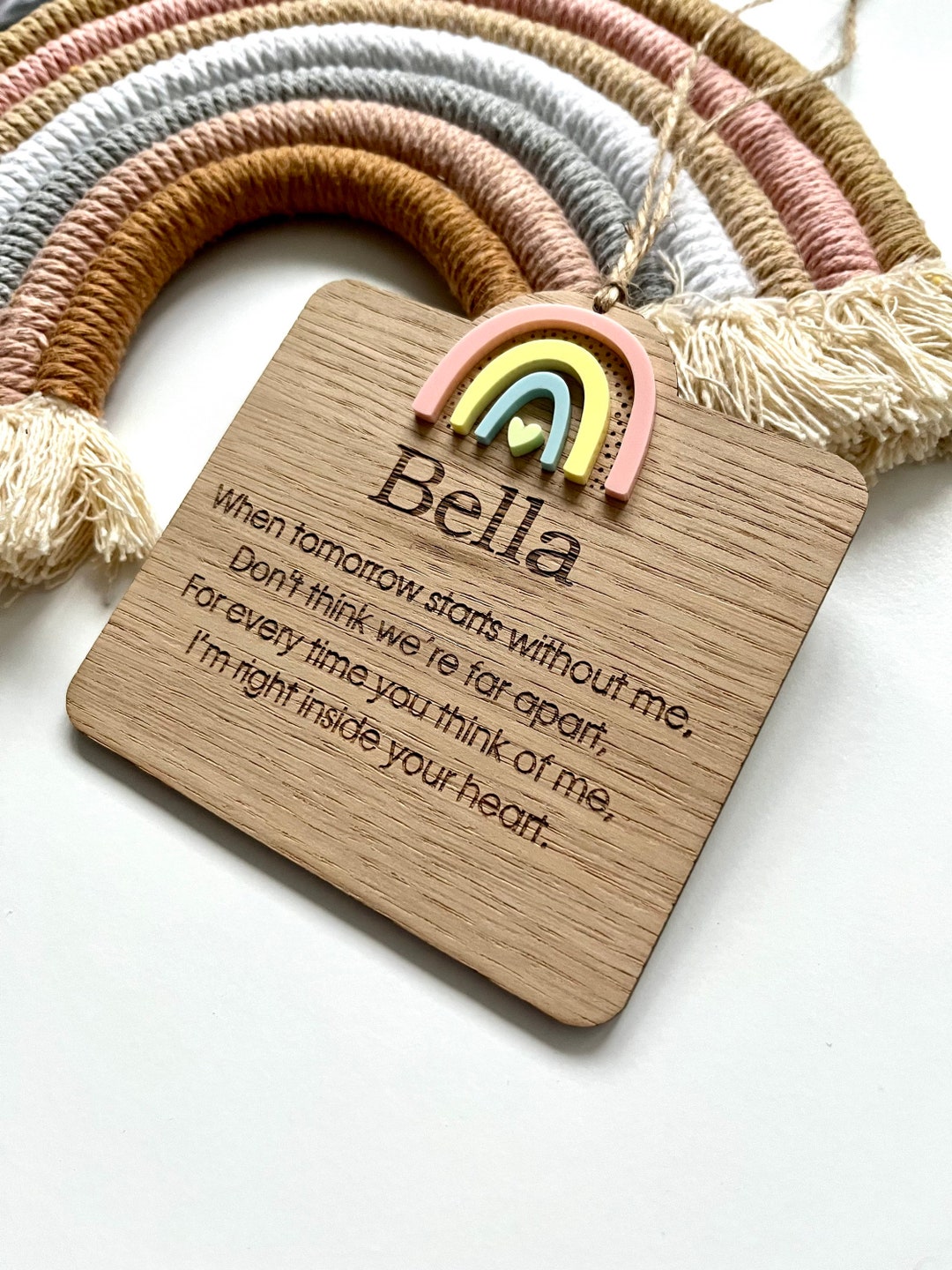 Rainbow Bridge Plaque, Pet Memorial Keepsake, Dog Memorial, Cat ...