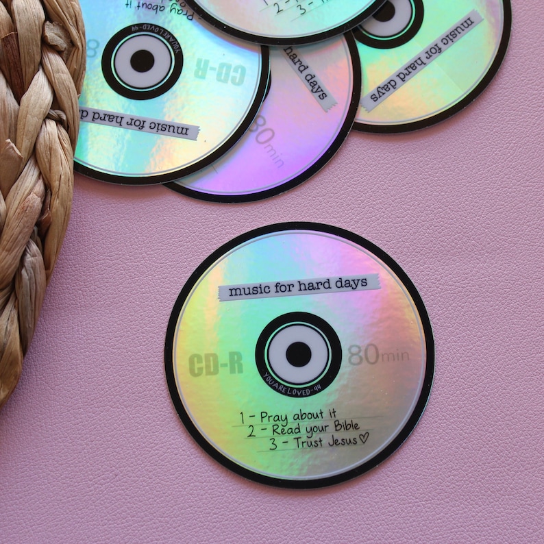 CD Sticker 90's Sticker Nostalgic Sticker Holographic Sticker - Etsy