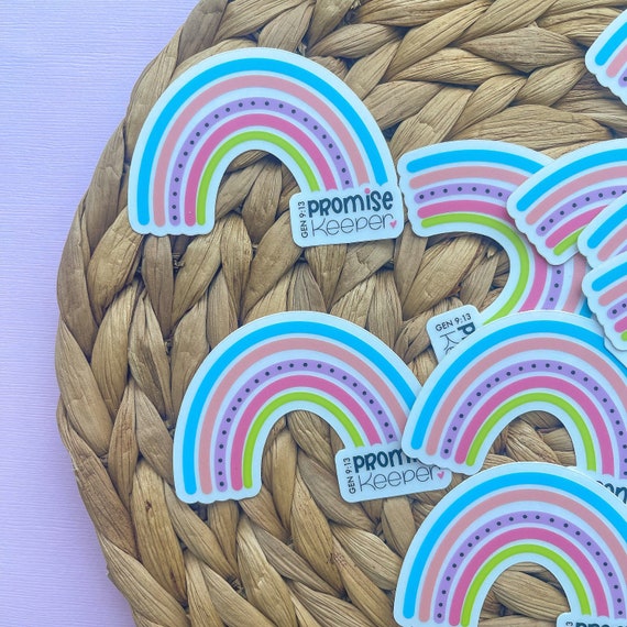 Promise Keeper Sticker Rainbow Sticker - Etsy