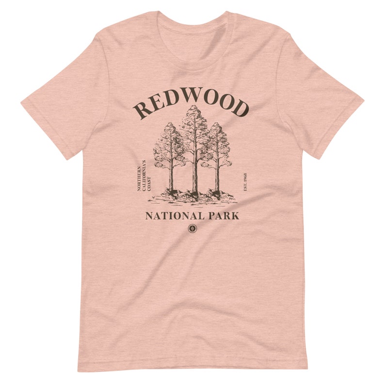 National Park Shirt, Redwood Shirt, California T-shirt, Camping Hiking ...