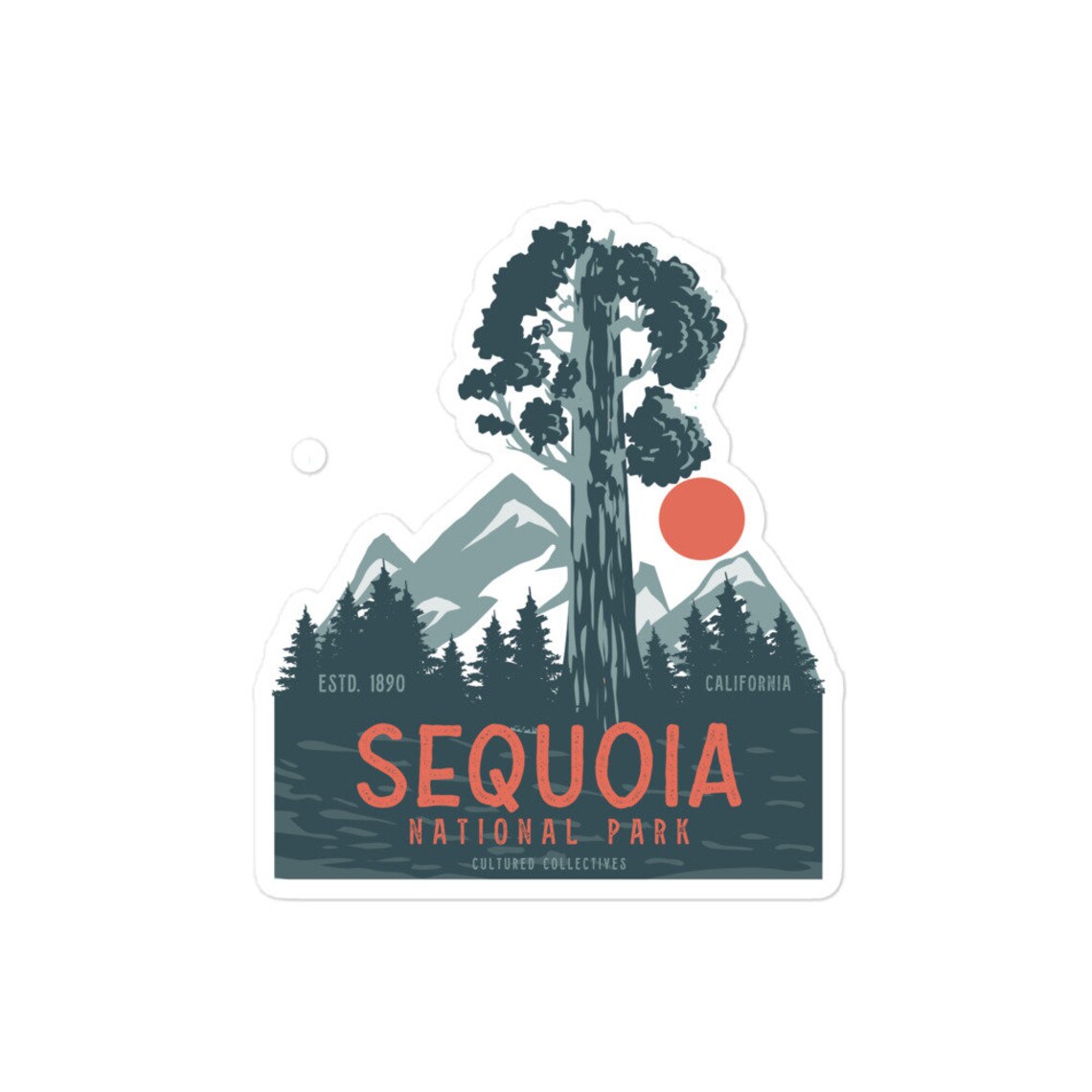 Sequoia National Park Sticker - Etsy
