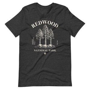 National Park Shirt, Redwood Shirt, California T-shirt, Camping Hiking ...