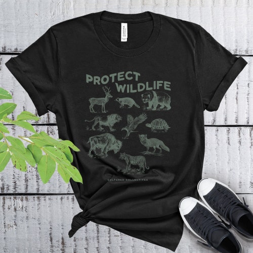 Wildlife Tshirt Protect Wildlife Shirt National Park Tee - Etsy