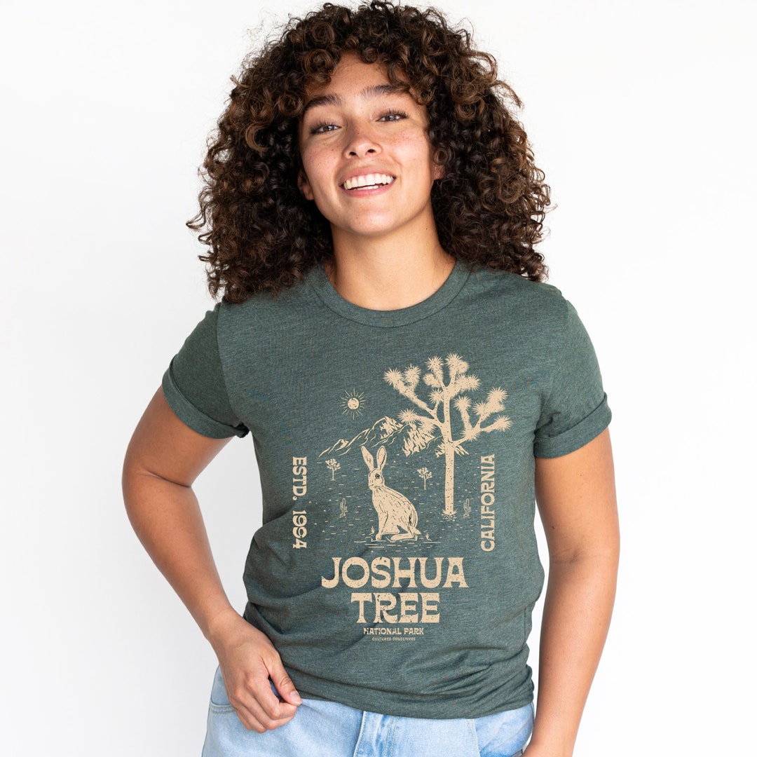 Joshua Tree Shirt, National Park Shirt, Vintage T-shirt, Camping Shirts ...