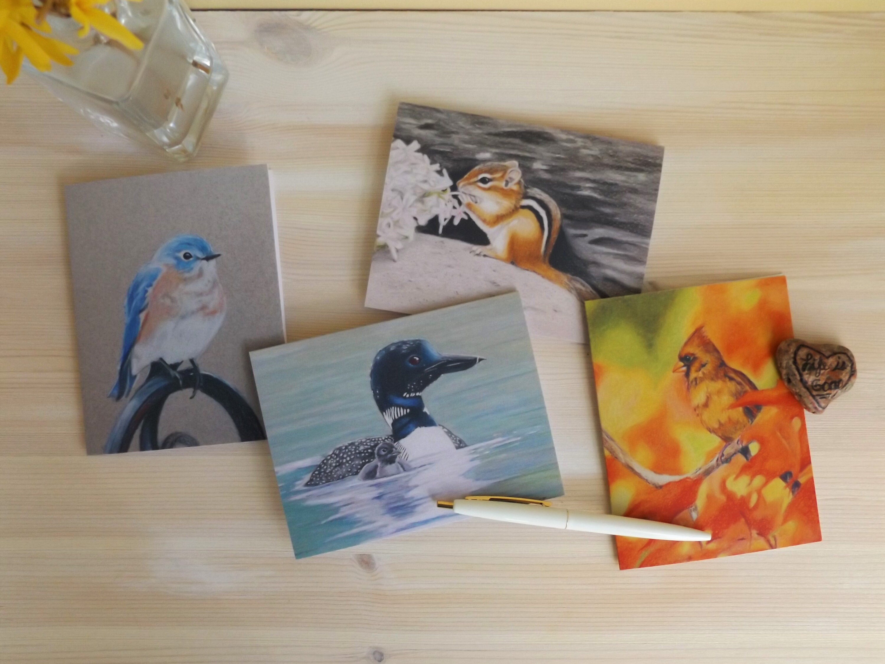 Bobcat Note Card, Woodland Animal Cards, Wildlife Greeting Cards - Etsy