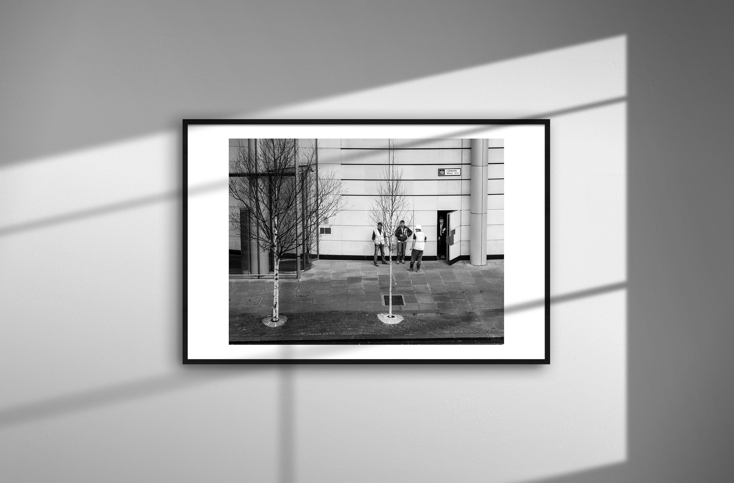 London Street Photography, Play on Words, Tea Break, Builders, London ...