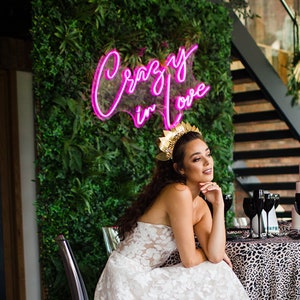 Crazy in Love Neon Sign for Wedding, Custom Flex Neon for Home - Etsy