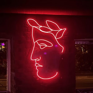 Apollo Greek Gods Neon Sign for Wall Decor. Greek Mythology Art - Etsy