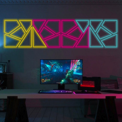 Honeycomb Neon LED Panel Hexagonal. Gaming Stock Exchange - Etsy