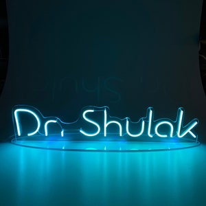 Neon Table Sign for a Wedding a Number on a Table in a - Etsy