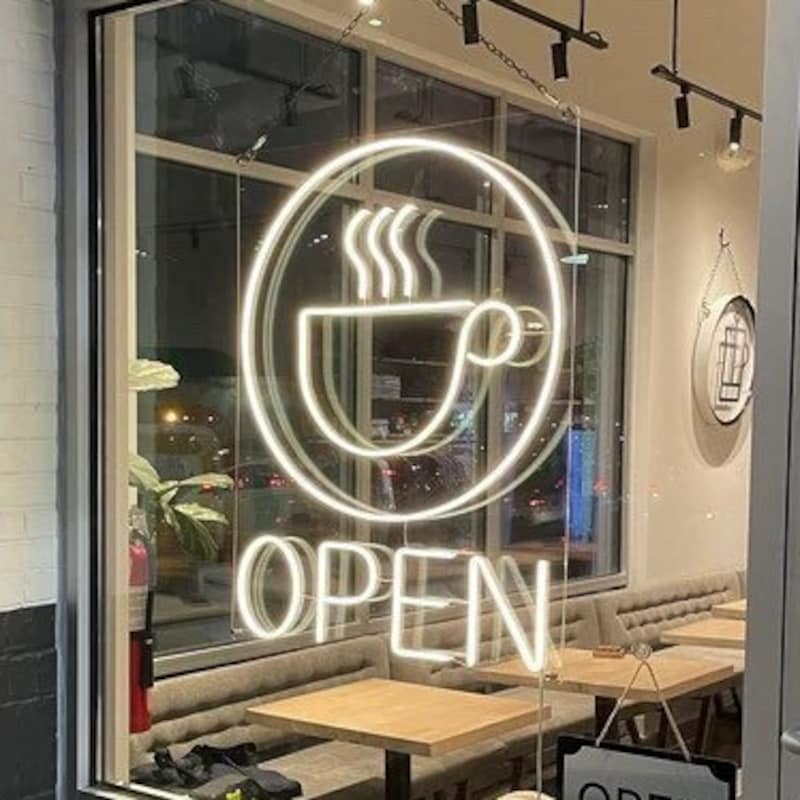 Led Coffee Mug Sign - Etsy UK